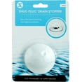 Snug Plug Bath Drain Stopper Seals Tightly Around (Fits 1.5 Inch Open ...