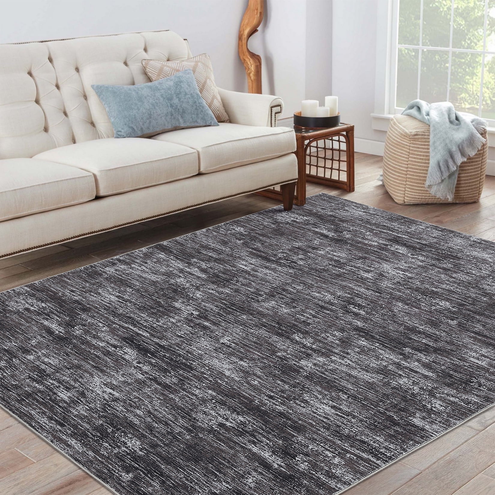 Click here for Yusazens 5 X 7 Abstract Area Rug Modern Machine Wa... prices