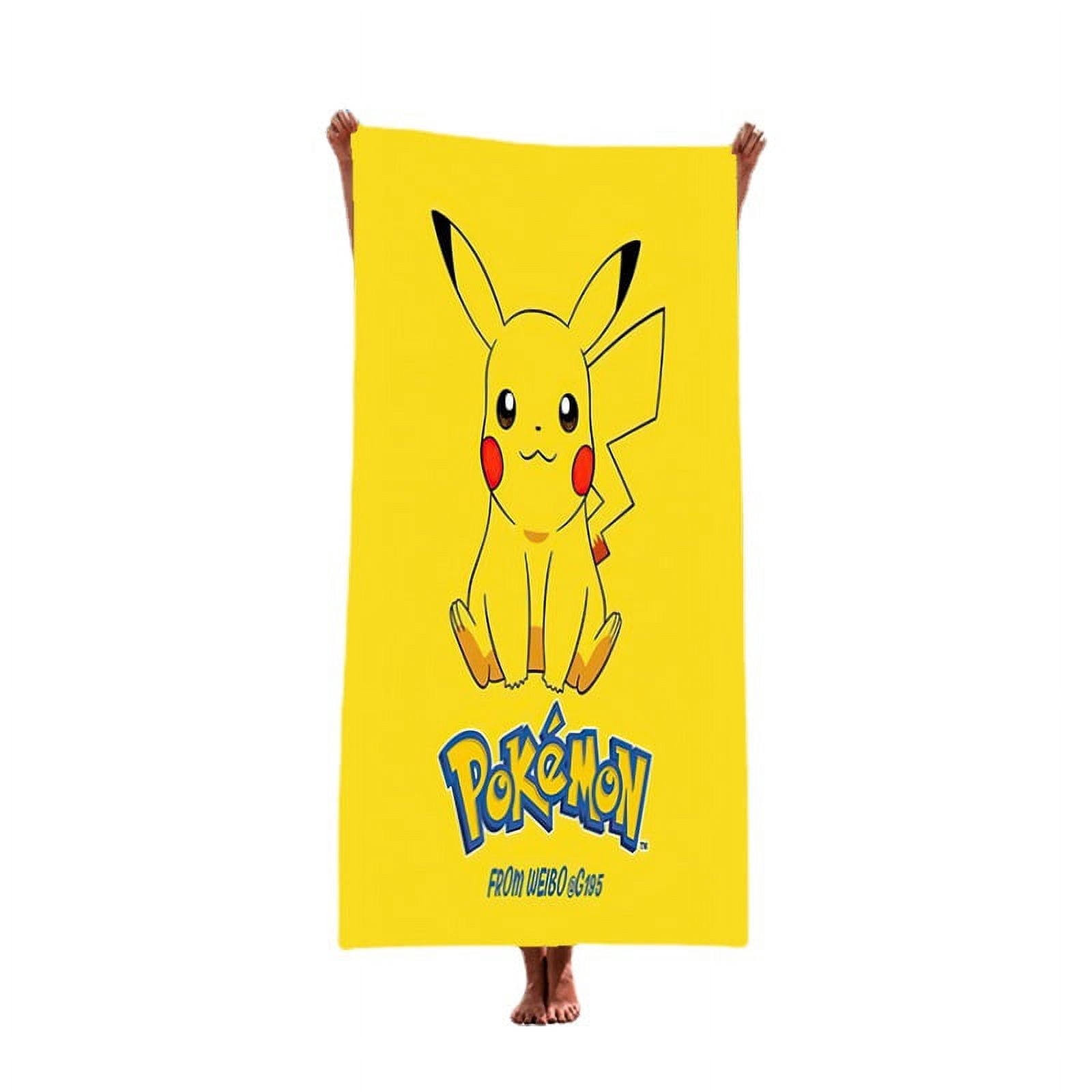 Toalla Pokémon 75*150CM Pikachu amarilla | Walmart en línea