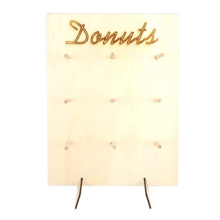 FLAMEEN Hanging Board,Doughnut Rack,Innovative Doughnut Rack DIY Wall ...