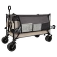 GDF Studio Extra Large Heavy-Duty Folding Wagon, High Capacity with All ...