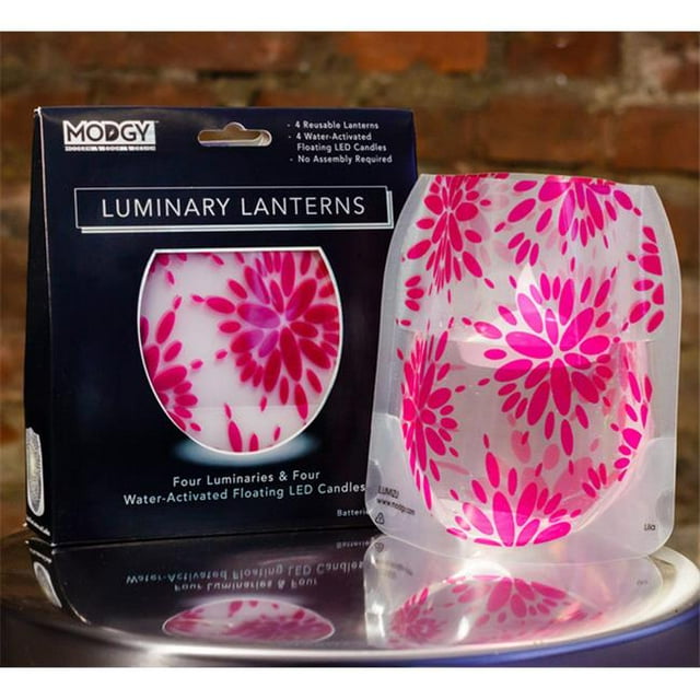 Modgy LUM3018x2 Lumizu Expandable Luminary Lantern Lila Magenta ...