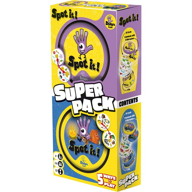 Spot It! Card Game Super Pack Bundle | Includes Spot It! Classic and ...