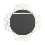 DecMode 42 x 42 Silver Geometric Wall Mirror - Walmart.com