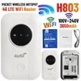 H803 4G LTE Mobile WiFi Router 3650mAh 150Mbps WiFi Modem Up to 10 ...