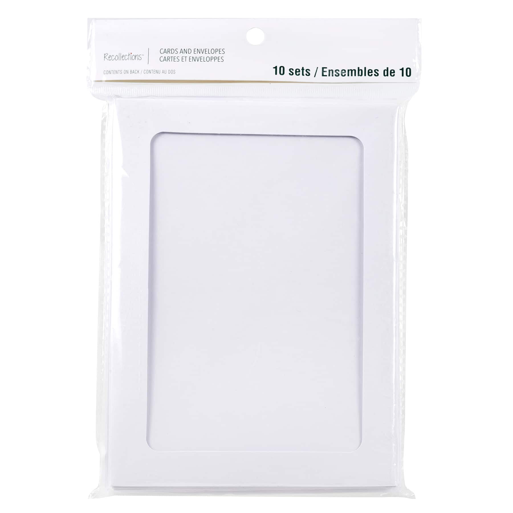 MICHAELS Bulk 12 Packs: 10 ct. (120 total) 5" x 7" White Frame Cards ...