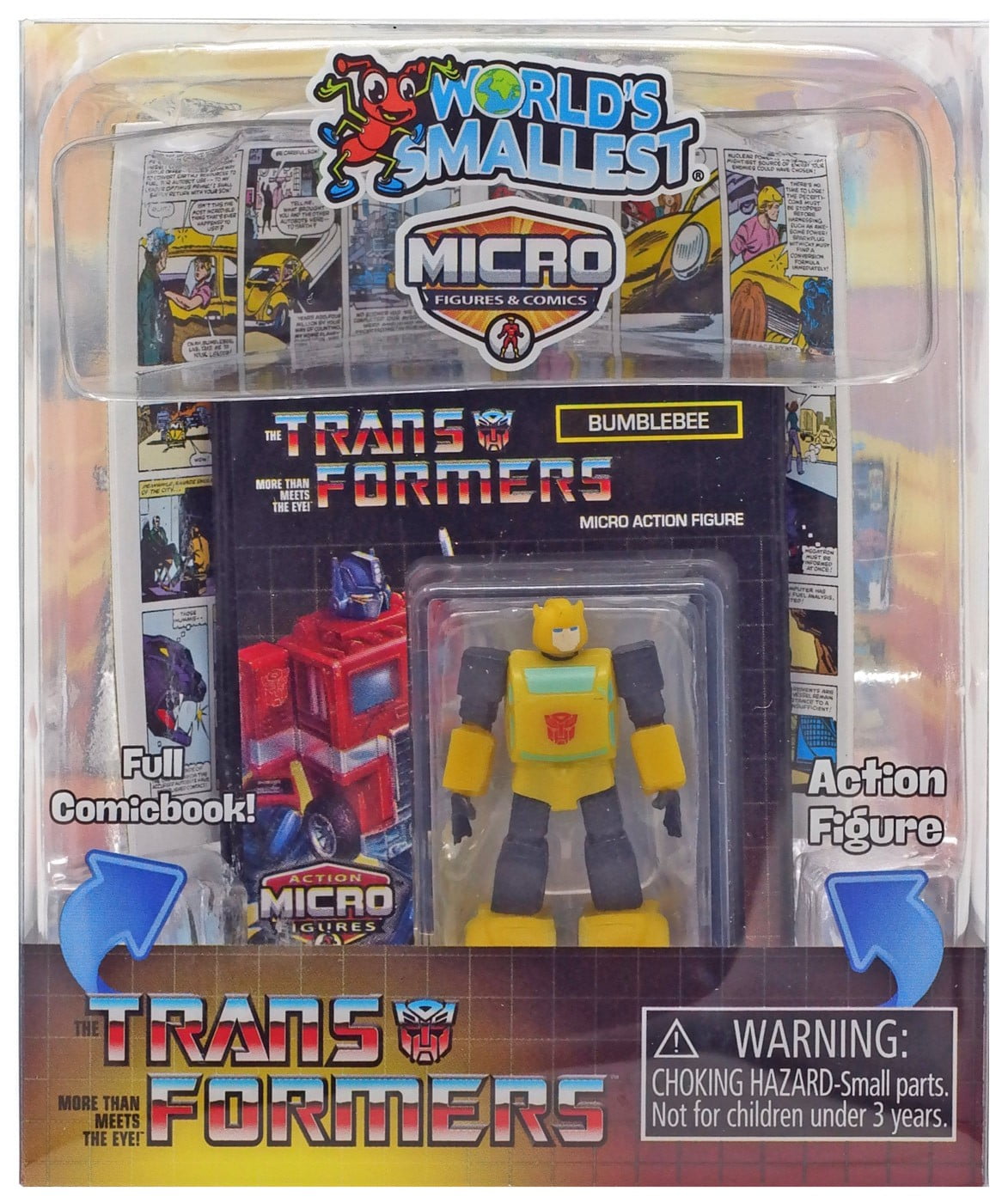 World's Smallest Transformers Bumblebee Micro Figure & Comic - Walmart.com