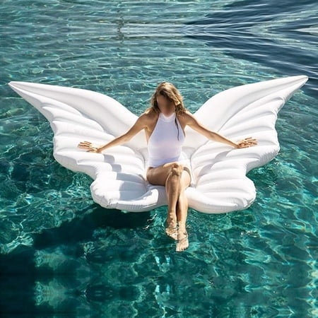Angel Wings Swimming Pool Float Hammock 98'' X 70'', Pool Hammock for ...