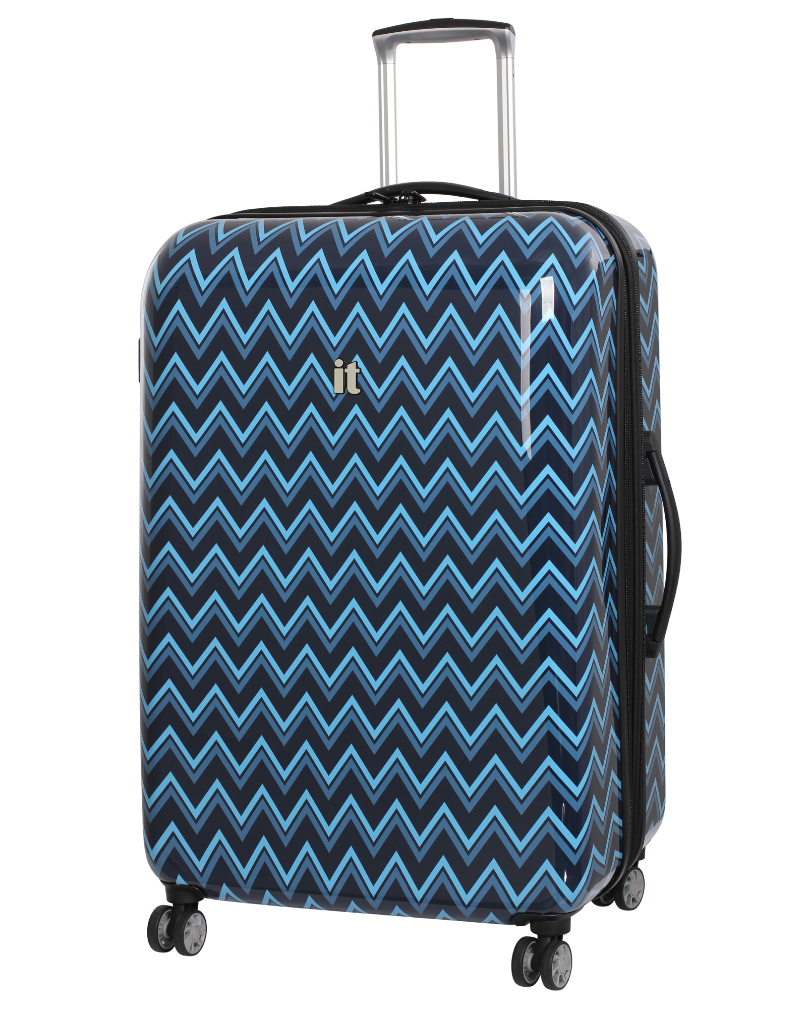 IT Luggage Virtuoso 32 Inch Hardside Spinner Peacoat Blue Double IT Luggage Virtuoso 32 Inch Hardside Spinner Peacoat Blue Double