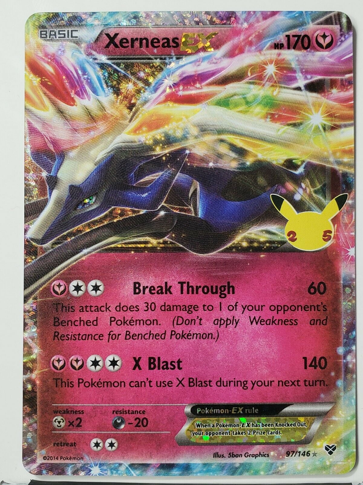 Mega Xerneas Card