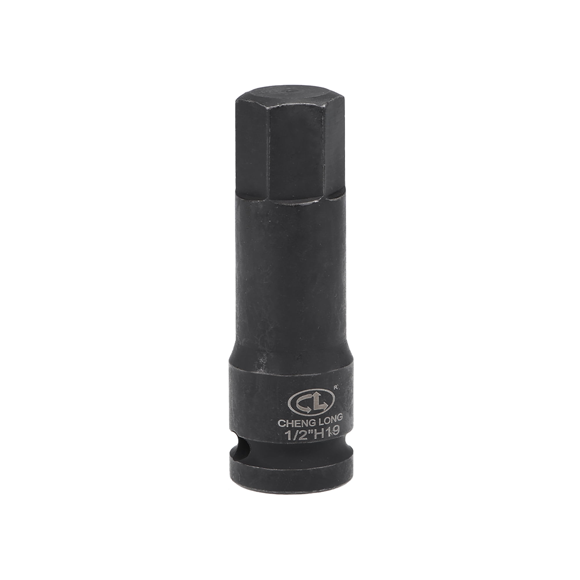 1/2-Inch Drive x 19mm Impact Hex Bit Socket, Metric 3" Length, Cr-Mo ...