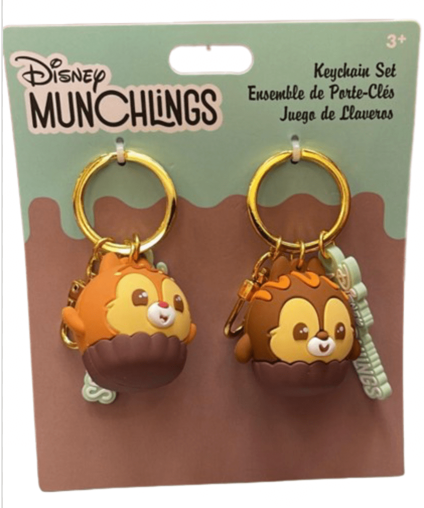 Disney Parks Munchlings Chip & Dale Keychain Set New With Tag - Walmart.com