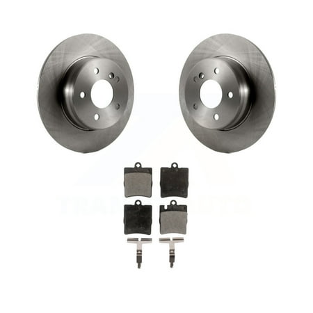 Transit Auto - Rear Disc Brake Rotors And Semi-Metallic Pads Kit For ...