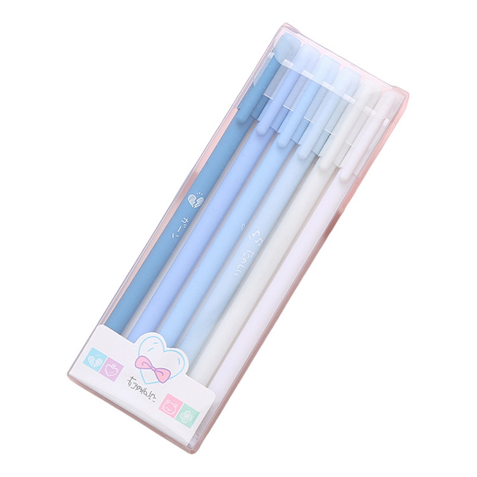 Mightlink 6Pcs Gel Pens Comfortable Grip Smooth Ink Output Writing ...