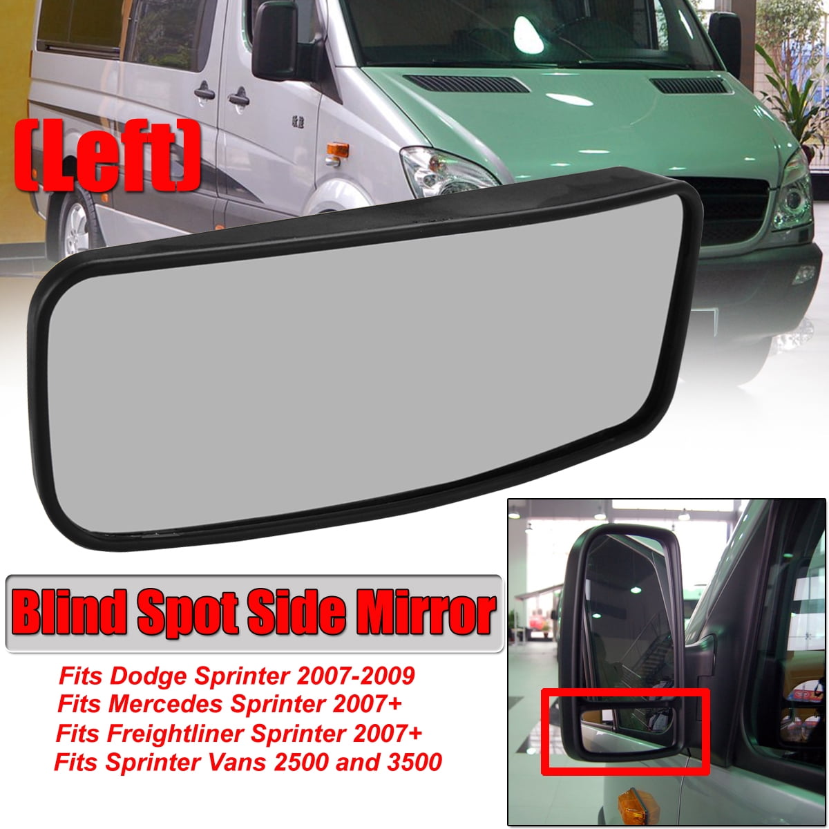 For Mercedes Dodge Sprinter Side Mirror Lower Glass Rearview Mirror ...