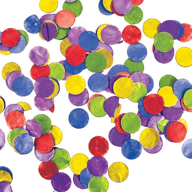 Multicolor Tissue Confetti, 1 pk - Walmart.com - Walmart.com
