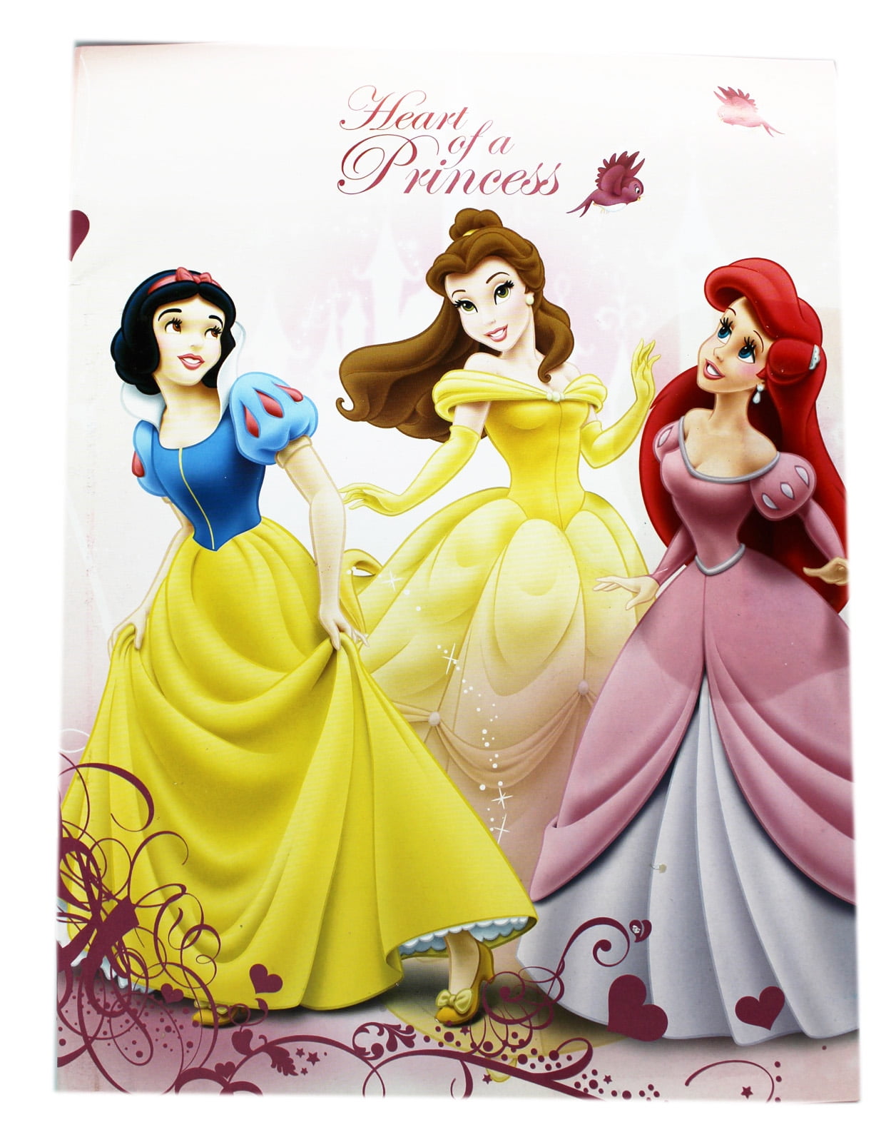 Disney Princess Heart of a Princess Light Pink Cover Drawing Notebook ...