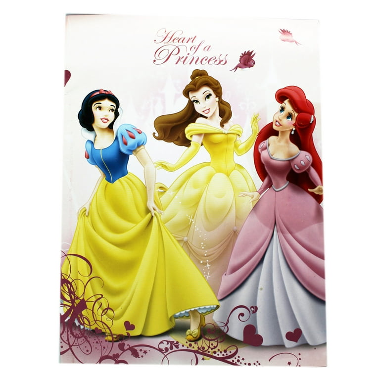 Disney Princess Belle, Ariel, And Cinderella Spiral