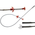 X-Long 36" Flex-Cable Pick-Up Tool 4-Finger Claw End Retriever Snake ...