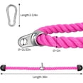 Tricep Rope, 27 Inches Cable Machine Attachment, Pull Down Attachments ...