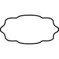 HUBERT Deli Tag Write on Style with Cloud Design White Heat Resistant ...