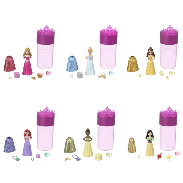 Disney Princess Color Reveal Dolls with 6 Surprises, Party Series ...