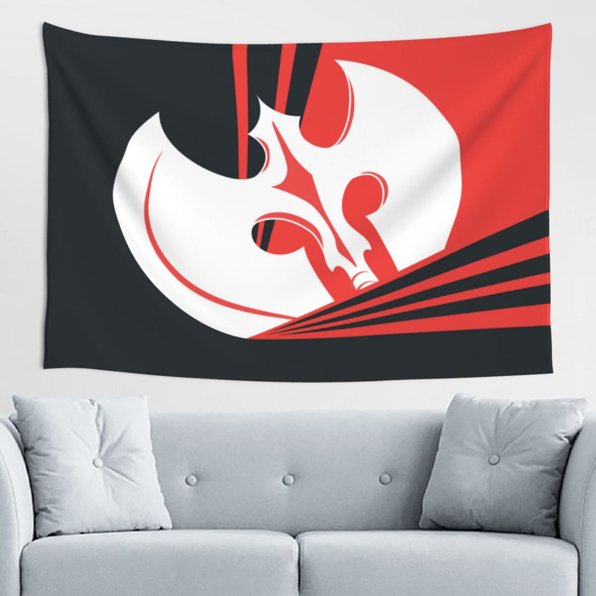 Ancient Battle Warrior Tapestry, Abstract Wall Hanging Tapestries Dorm ...