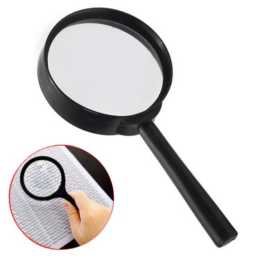 Equate Magnifier Handheld 2x Power 5" Acrylic Lens Magnifying Glass ...