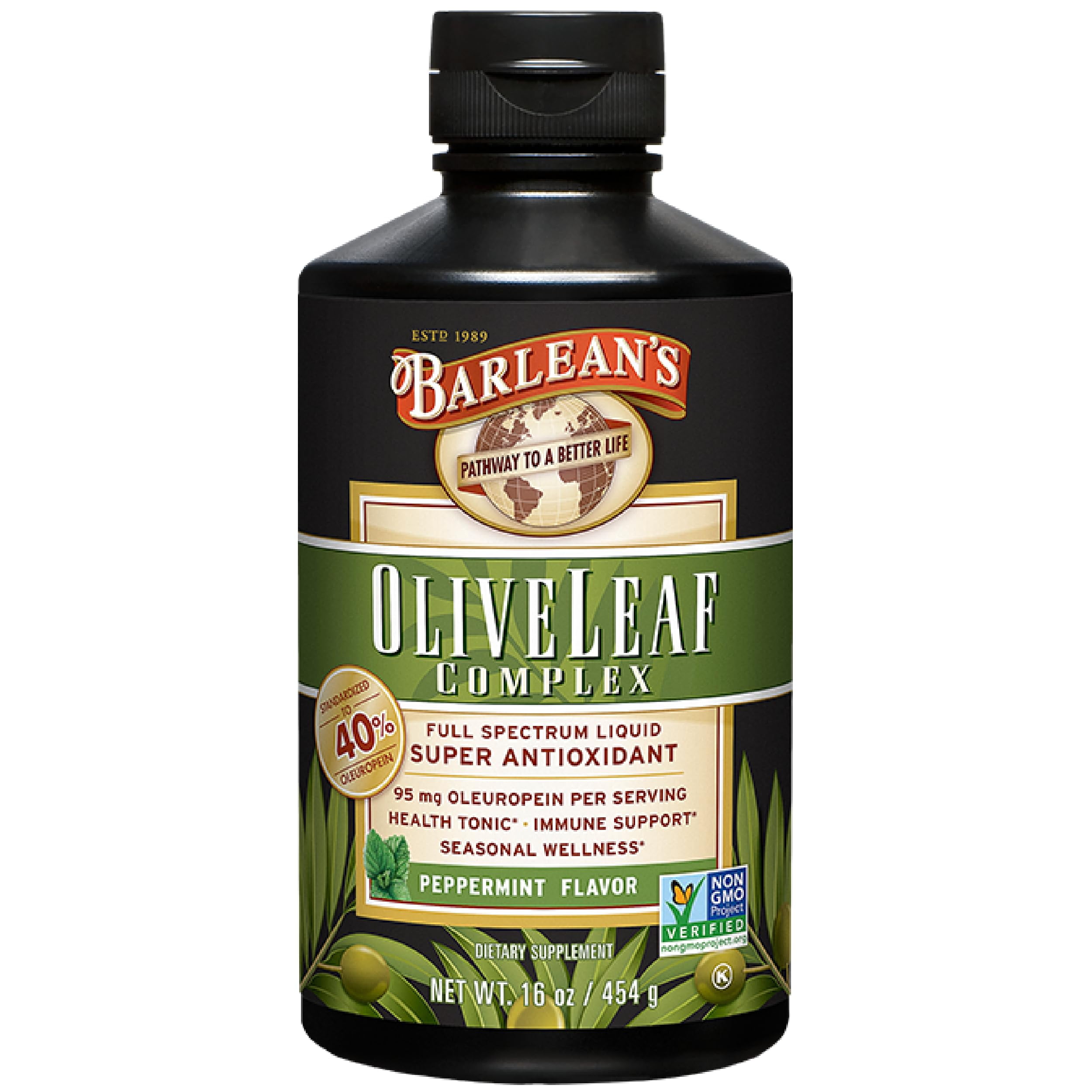 Suplemento Barlean's Peppermint Olive Leaf Complex 473 ml | Walmart en ...