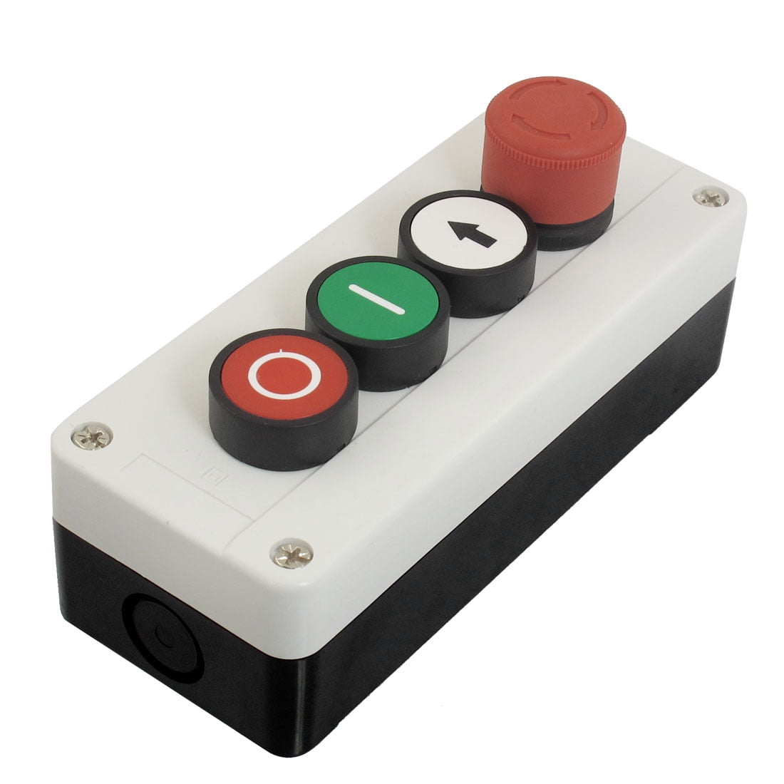 NC Emergency Stop Momentary N/O Sign Pushbutton Switch Station ...