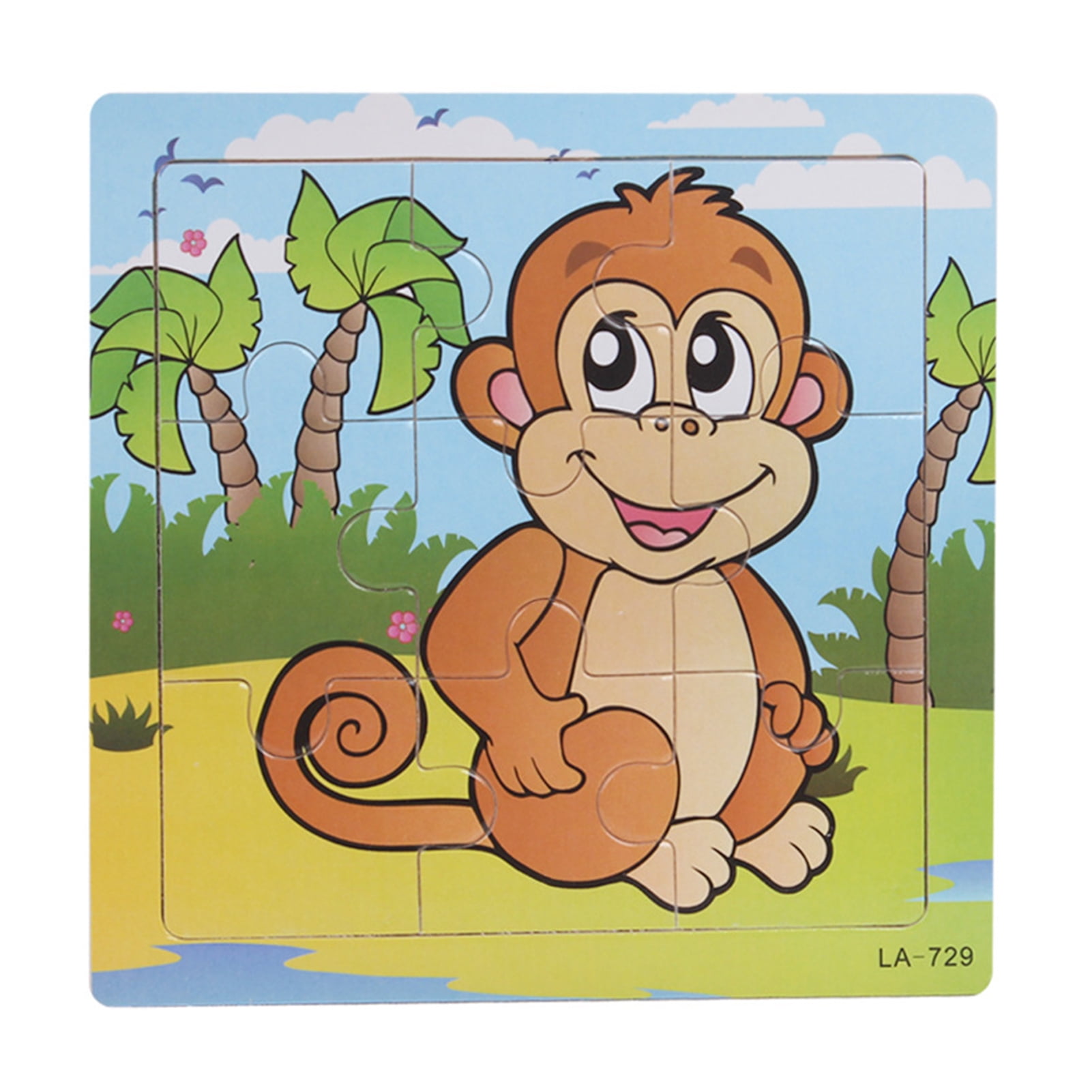 Sunjoy Tech Preschool Toy Cartoon Animal Improve Problem-solving ...