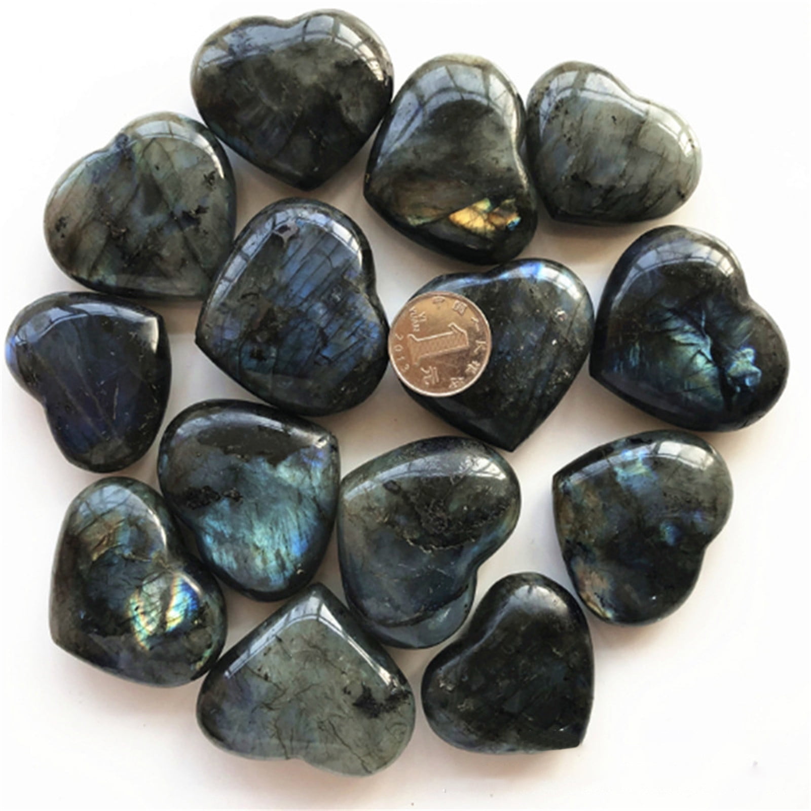 Tielutt Labradorite Stone Quartz Stained Glass Window Panel Ocean Mini Hats For Birds On A Wire Stained Glass Panel Stained Glass Window Painting Stai