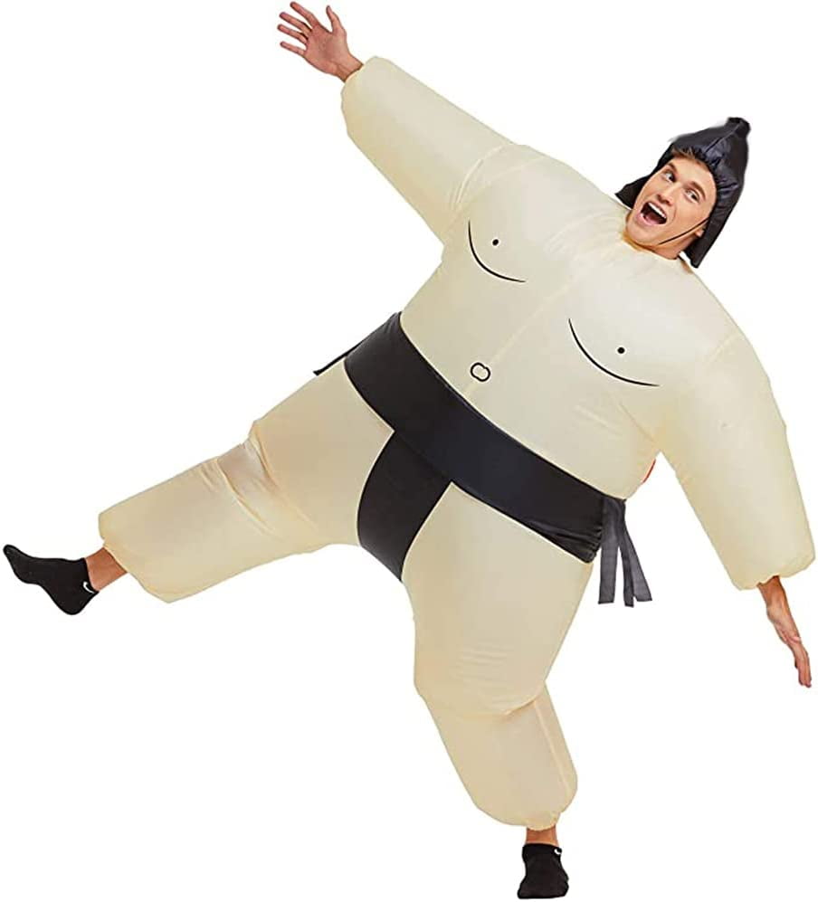 Disfraz de luchador de sumo inflable, traje de fiesta inflable unisex ...