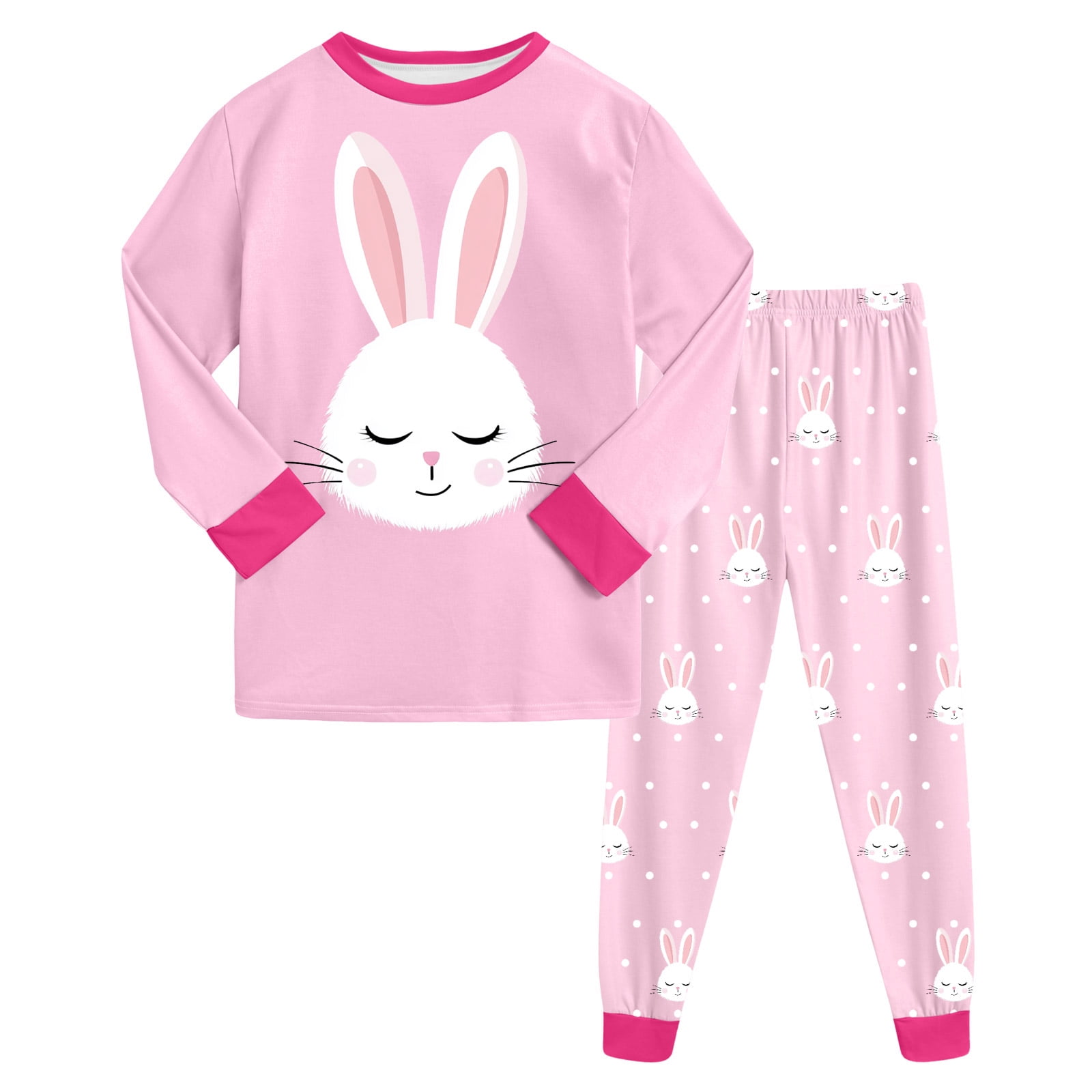 Click here for Gubotare Girls Pajamas Long Sleeve Set 2-Piece Gir... prices