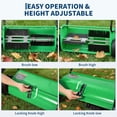 Memoryfield 26" Push Lawn Sweeper, Walk-Behind Yard Leaf & Grass ...