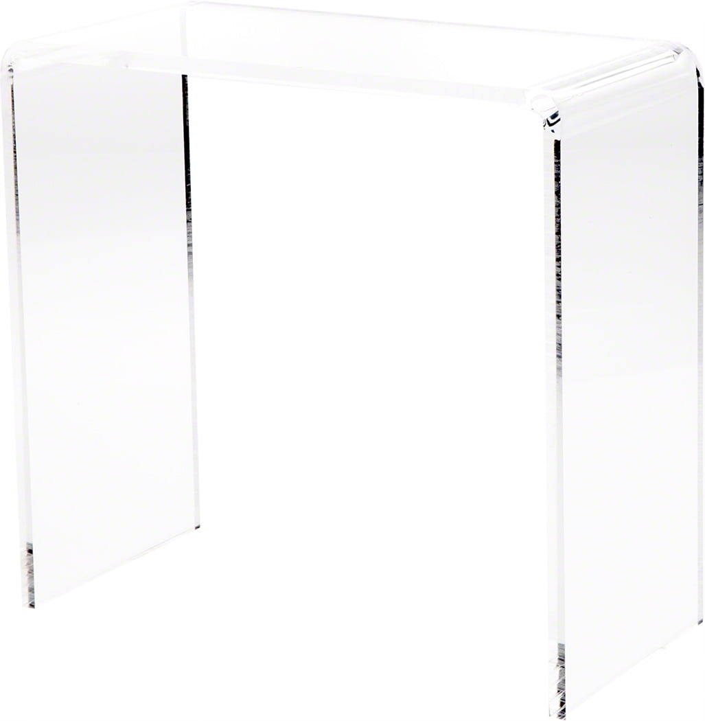 Plymor Clear Acrylic Vertical Rectangular Display Riser, 12" H x 12" W ...