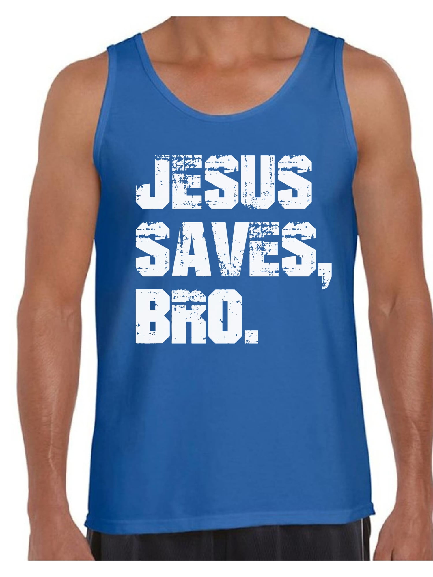 Awkward Styles Jesus Saves Bro Tank Top Shirts For Men Christian Mens