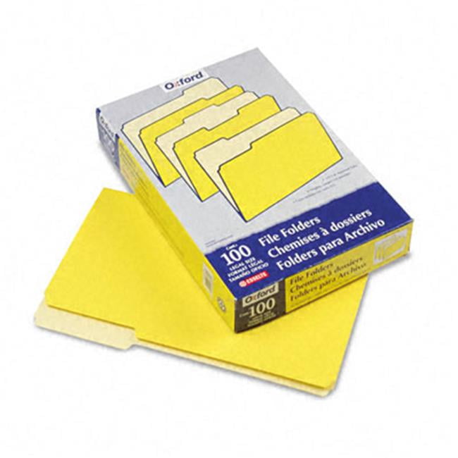 Pendaflex Two-Tone File Folders- Yellow/Light Yellow - Legal Size ...