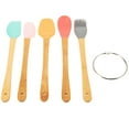 5 pcs Mini Silicone Spatulas Small Spatulas Kitchen Baking Spatulas ...
