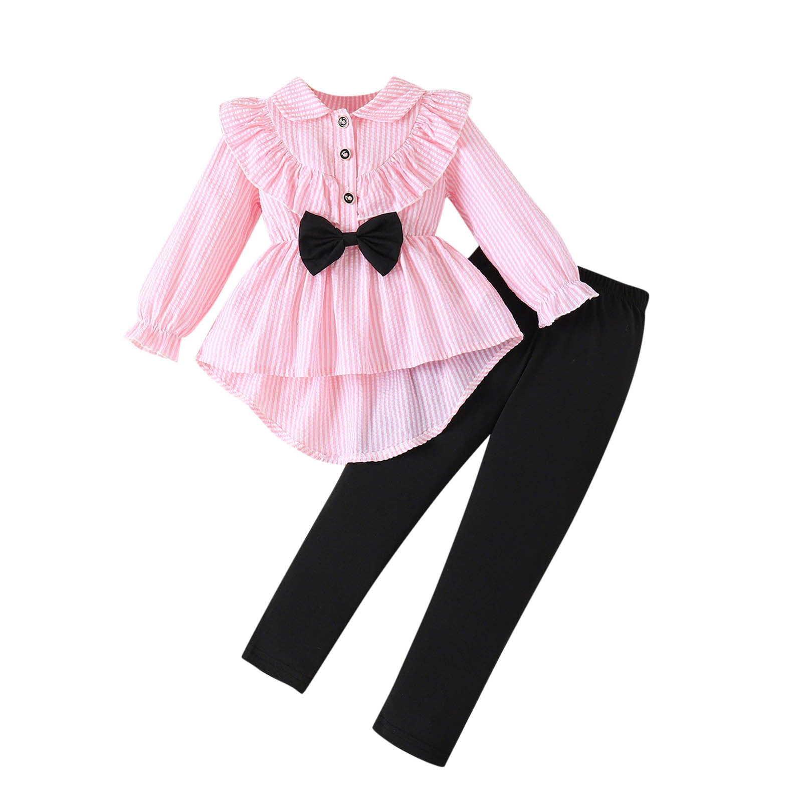Click here for Bwiyojiz Fashion Count 2pcs Sizes 90-130 Girl Long... prices
