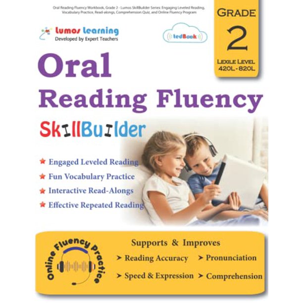 Oral Reading Fluency Workbook, Grade 2 - Lumos SkillBuilder Series ...
