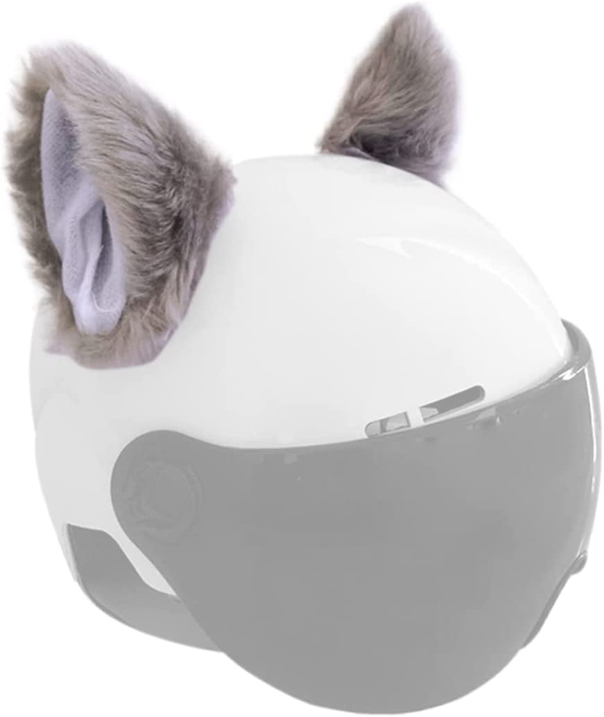 Cute Cat Ears for Helmet - High Quality Plush Accessory with Adhesive ...