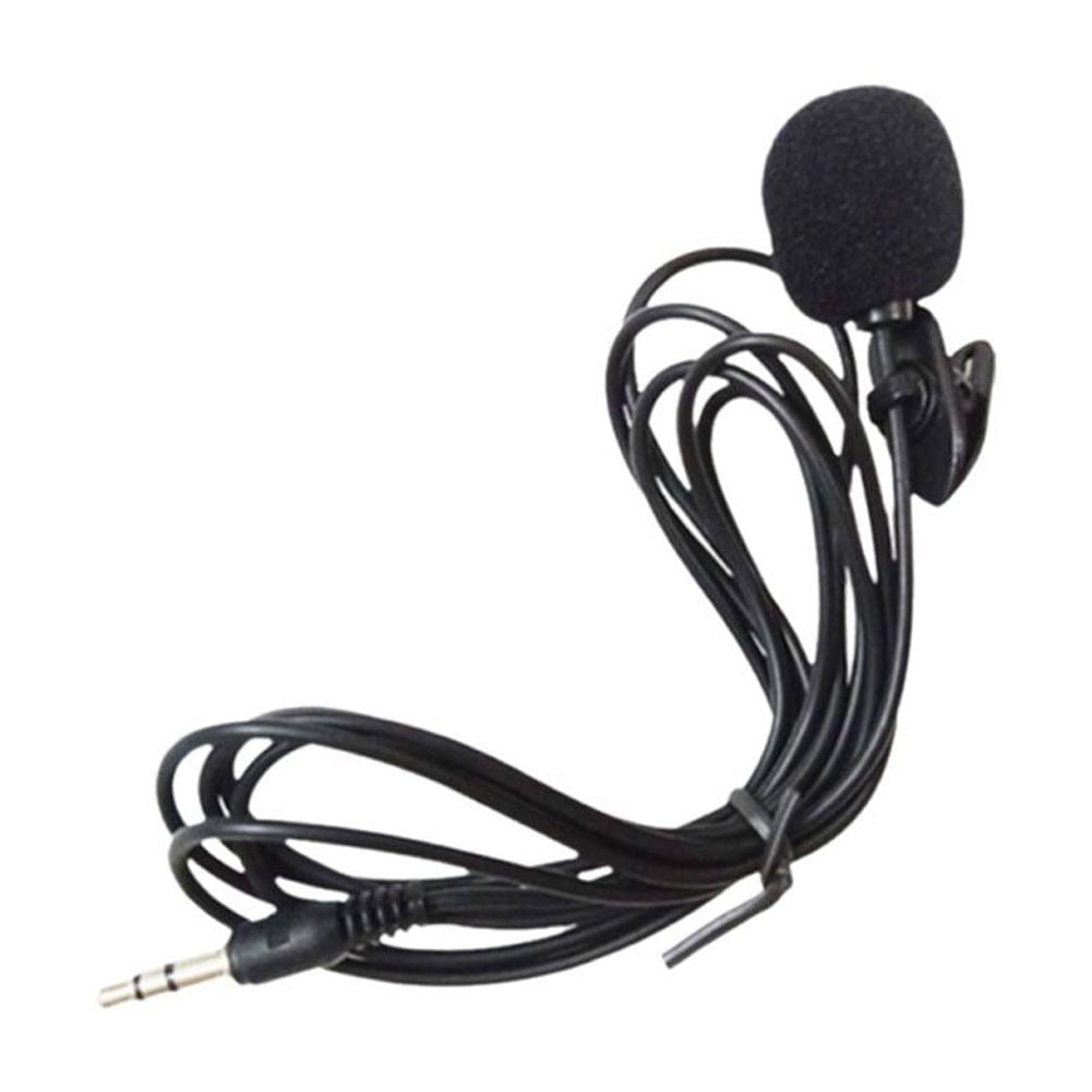 TQEHS Mini micrófono de solapa con cable, conector de 3,5 mm para ...