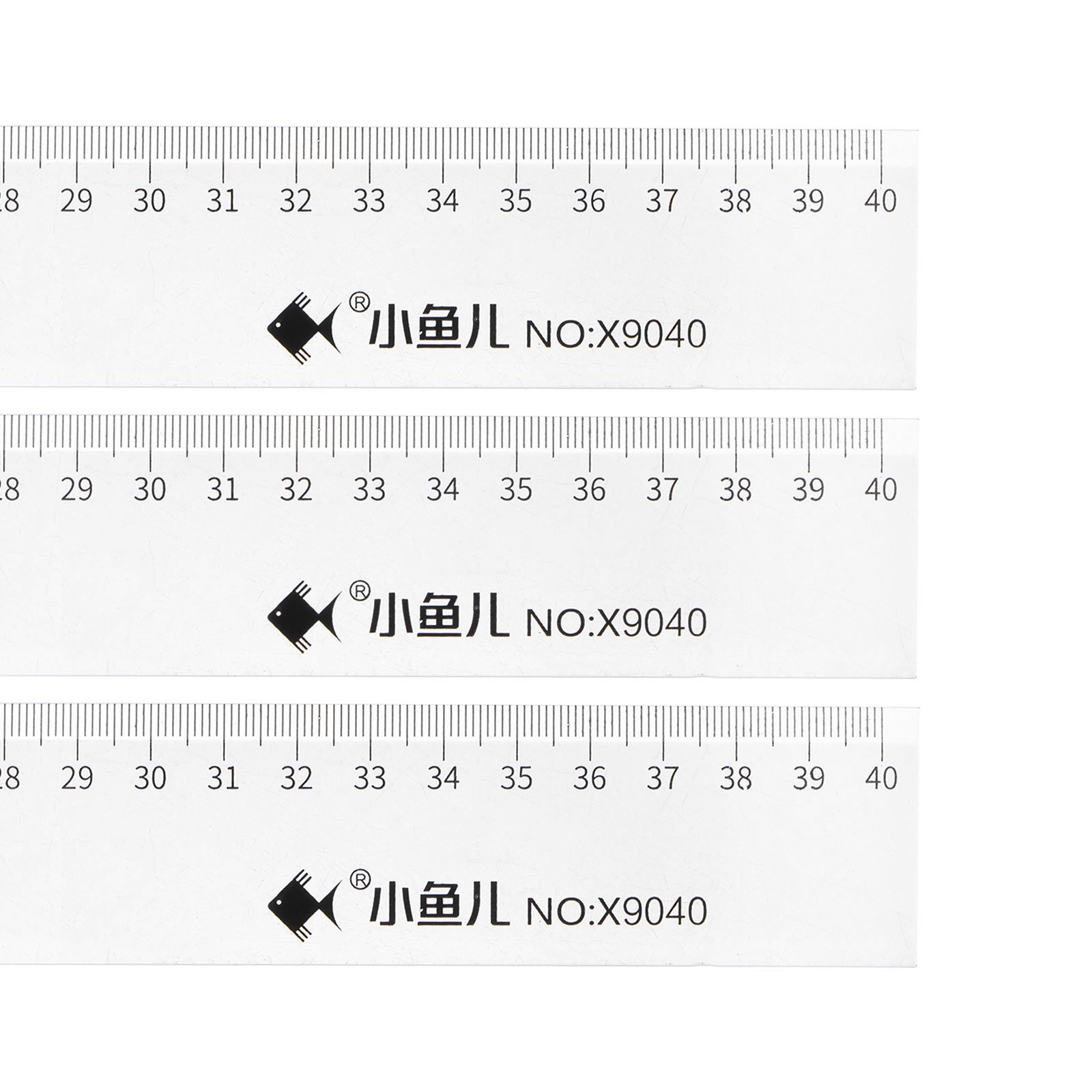 Click here for Unique Bargains 3pcs Straight Ruler 40cm Metric Cl... prices