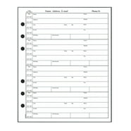 LANG ADDRESS BOOK REFILL PAGES ADDRESS BOOK - REFILL PAGES - Walmart.com