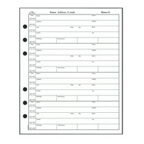 LANG ADDRESS BOOK REFILL PAGES ADDRESS BOOK - REFILL PAGES - Walmart.com