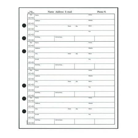 AT-A-GLANCE Large Telephone & Address Book, 800+ Entries, 4-7/8" x 8 ...