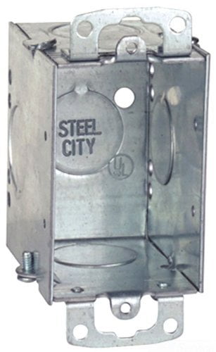 Steel City 1-Gang Steel Welded Conduit Wall Box CW3/425 - Walmart.com