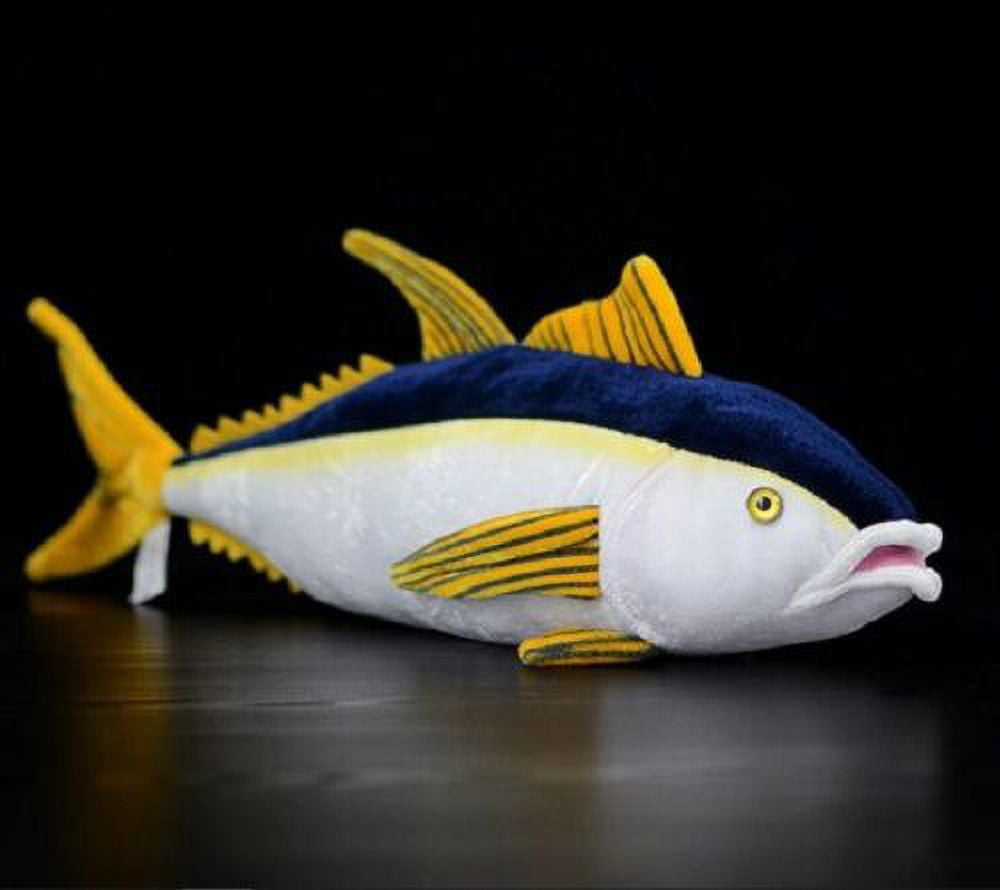 40cm Yellowfin Tuna Fish Plush Toy Stuffed Sea Animal Soft Doll Kids ...