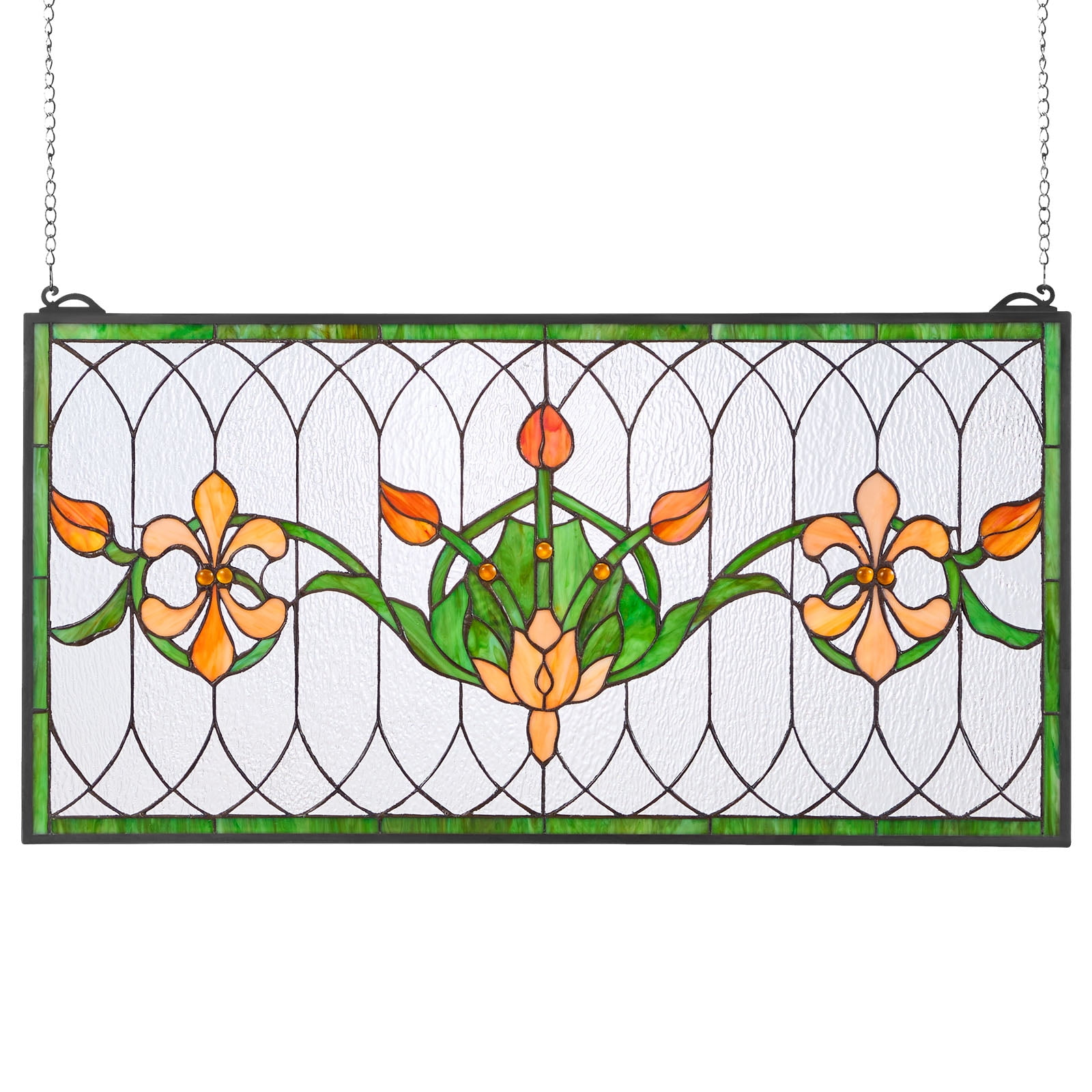 Click here for Vevor Stained Glass Tiffany Style Hanging Window P... prices